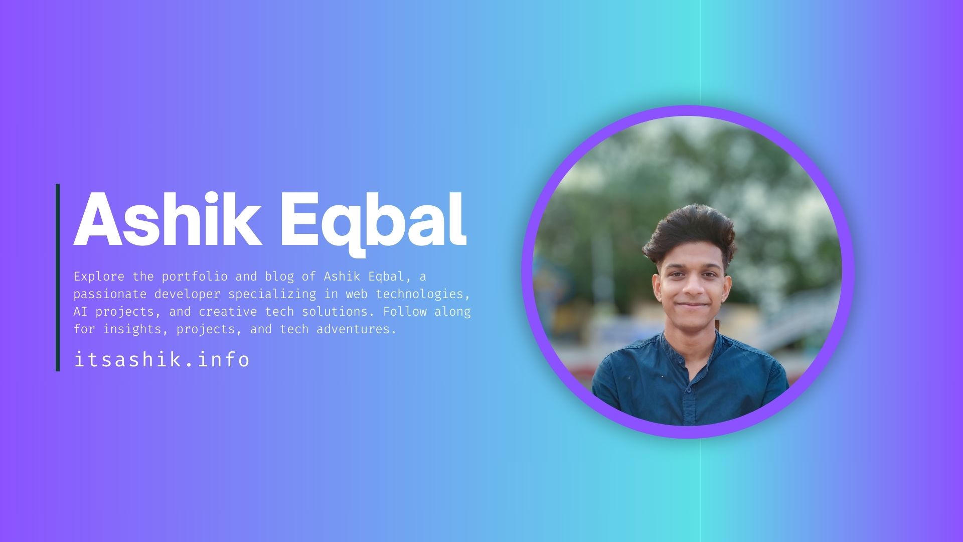 Ashik Eqbal - Portfolio